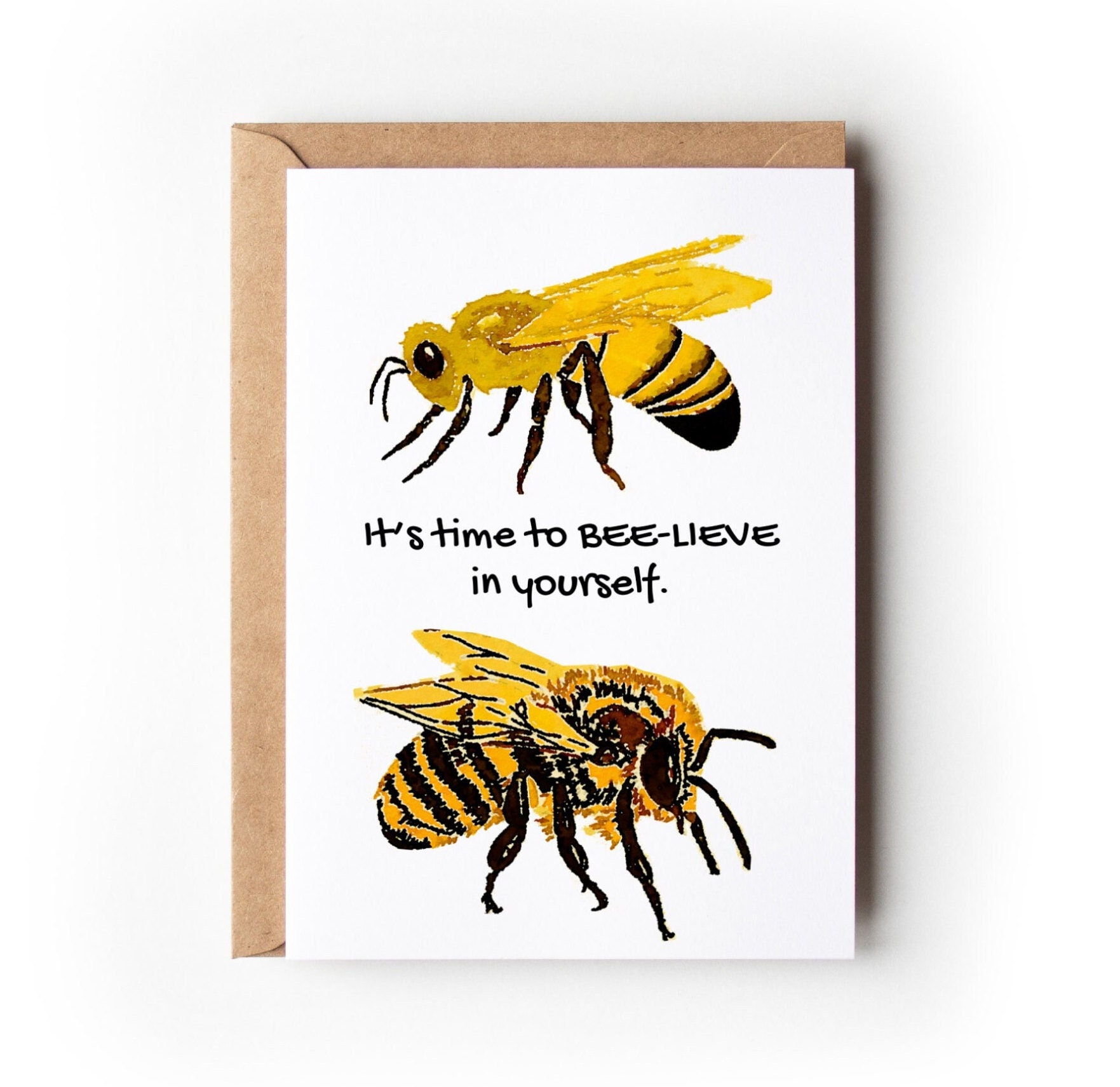 It's Time to BEE-LIEVE in Yourself Motivational - Etsy