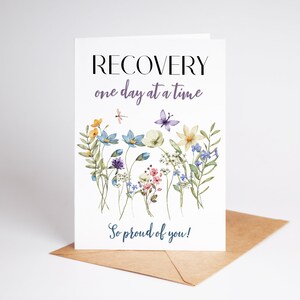 One Day at a Time | RECOVERY | so Proud of You! | ODAAT Watercolor Wild ...