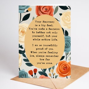 Your Recovery is a Big Deal | Thoughtful Recovery Card | Recovery ...
