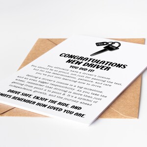 New Driver | Congratulations New Teen Driver | Passed Drivers Test ...