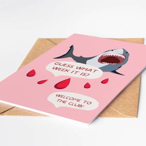 Funny First Period Card | First Period Gift | Guess What Week It Is ...