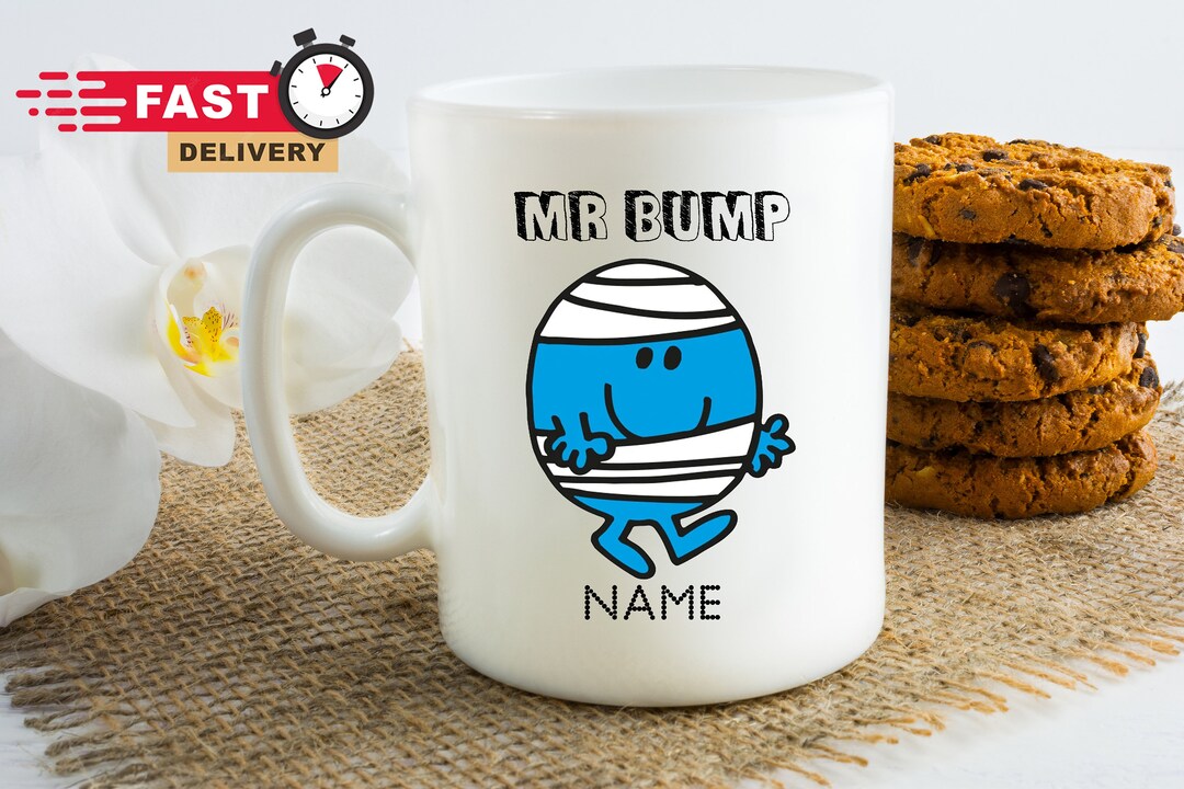 Personalised Name Mr Bump Character Coffee Mug Funny - Etsy
