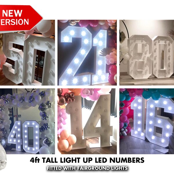 4ft Numbers - Etsy UK