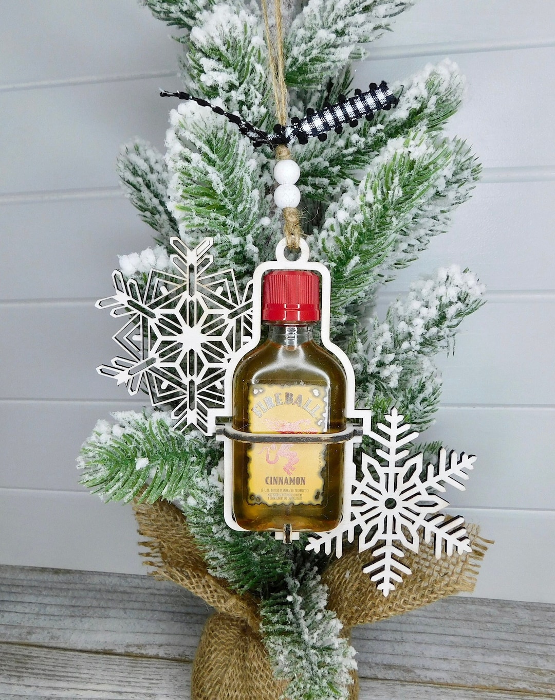 Fireball Mini Shooter Christmas Ornament Liquor Ornaments Alcohol ...