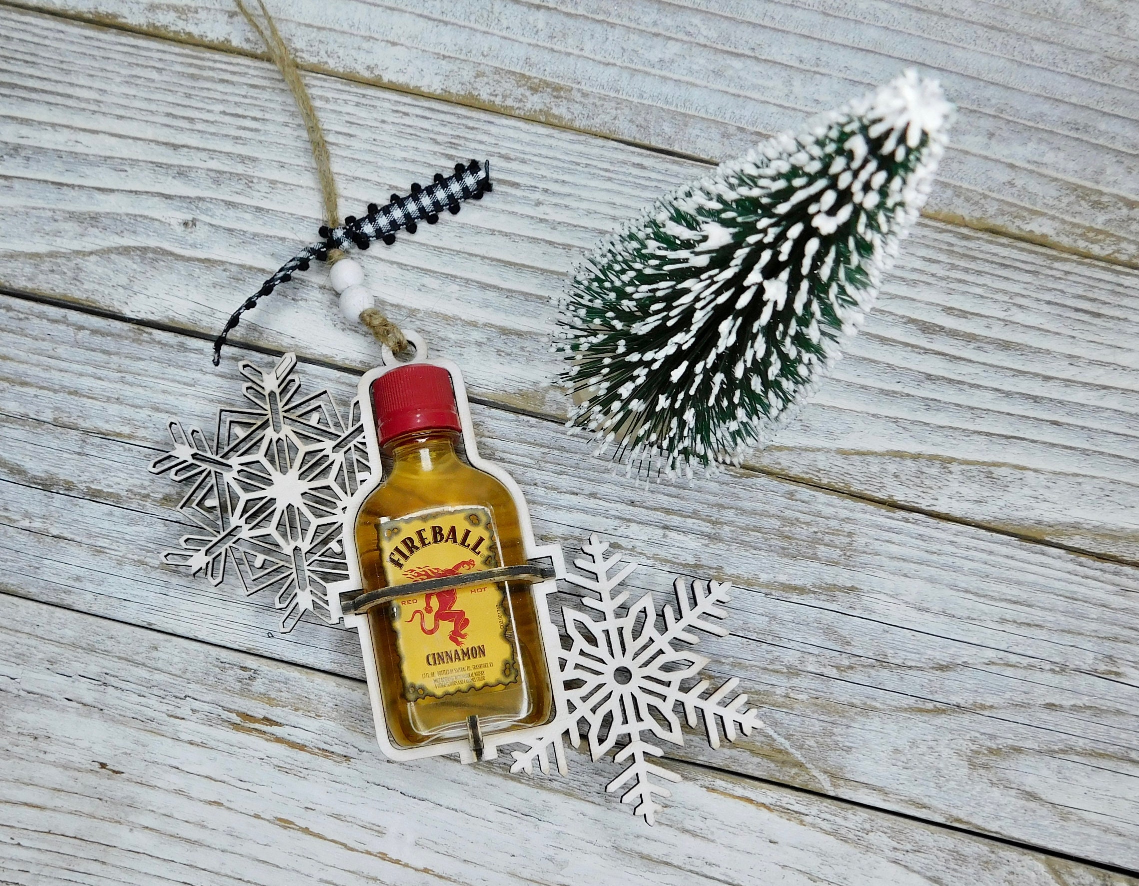 Fireball Mini Shooter Christmas Ornament Liquor Ornaments Alcohol ...