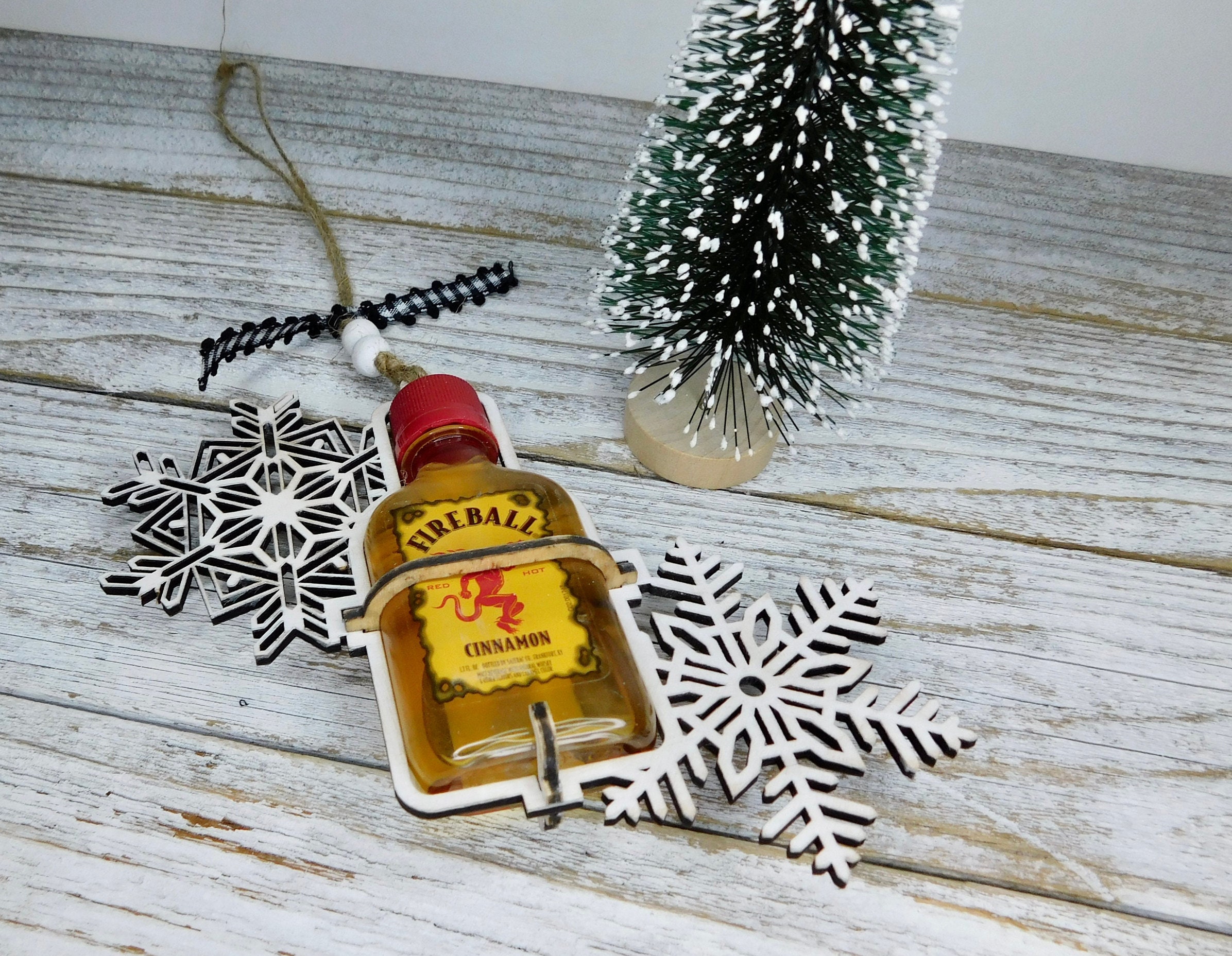 Fireball Mini Shooter Christmas Ornament Liquor Ornaments Alcohol ...