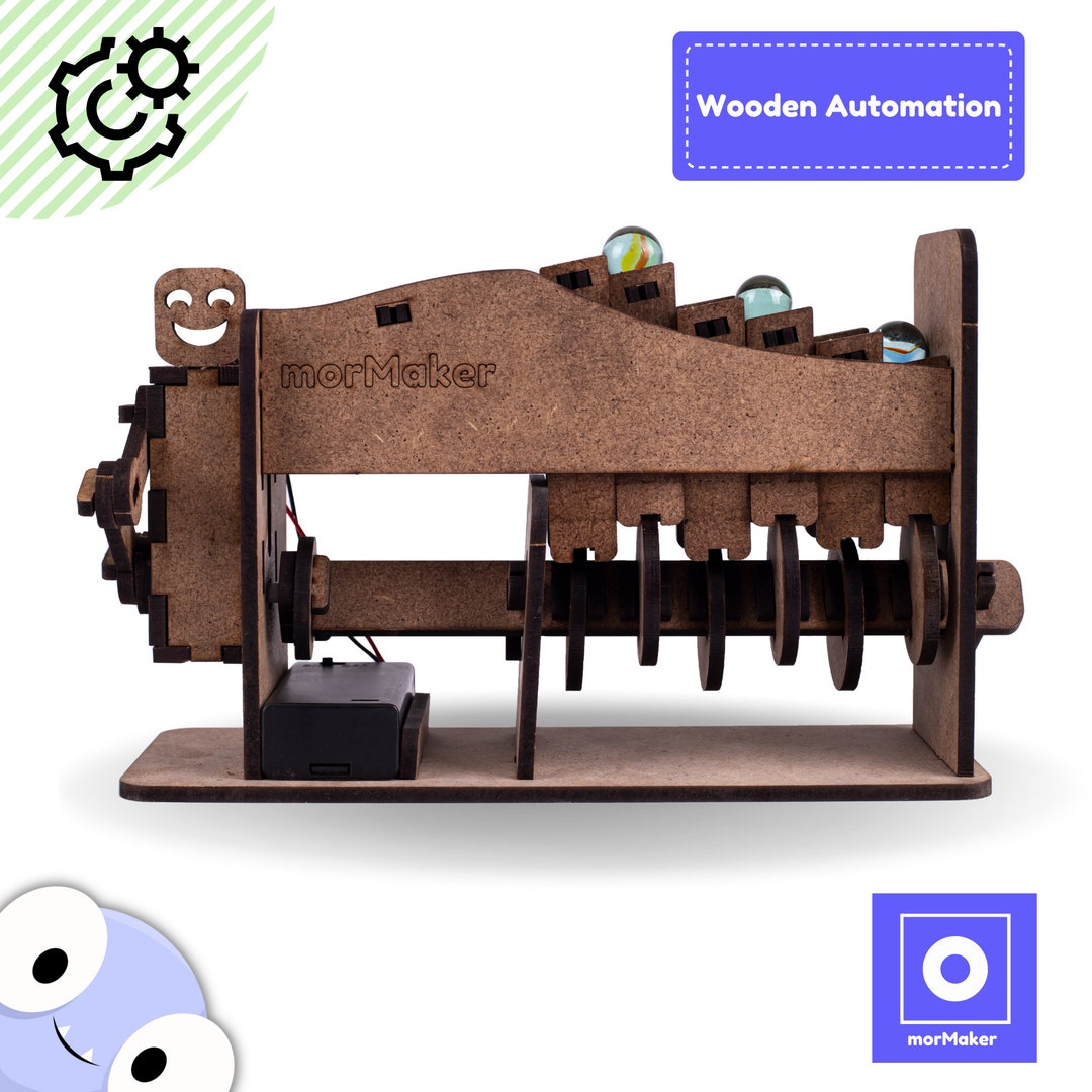 Educational DIY STEAM Toys | STEM Engine | Wooden Automation | Maker ...