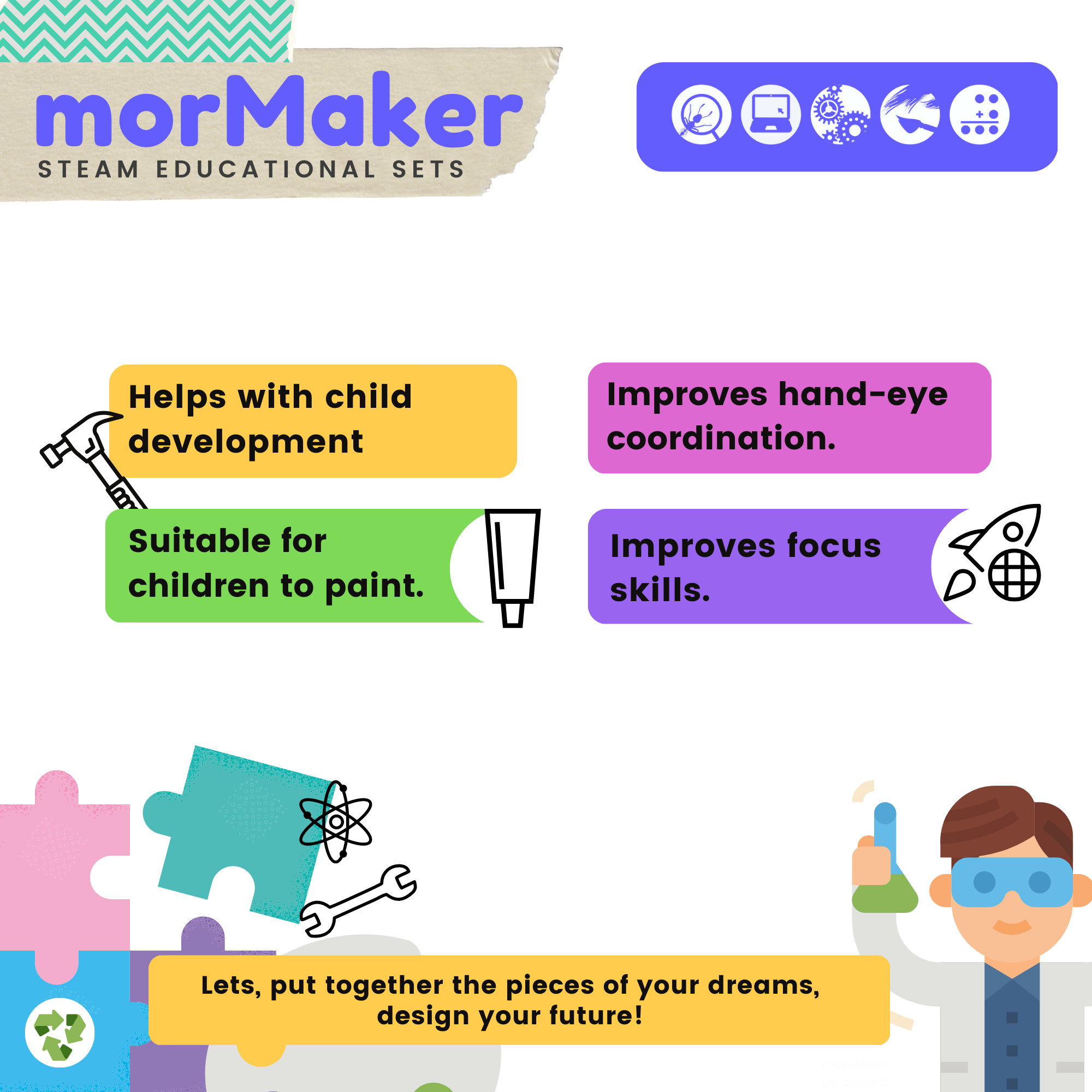 Educational DIY STEAM Toys | STEM Engine | Wooden Automation | Maker ...