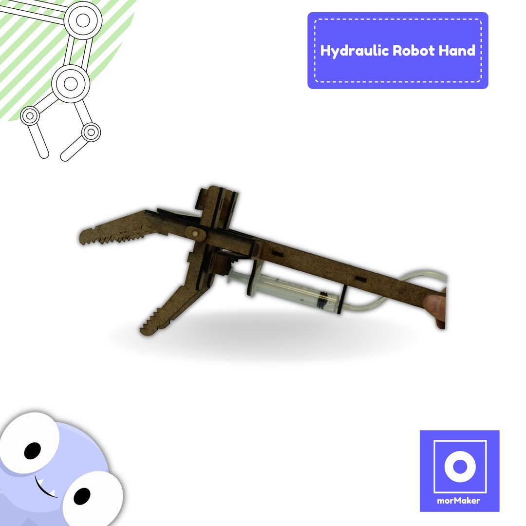 Educational DIY STEAM Toys Hydraulic Robotic Hand Science Project ...
