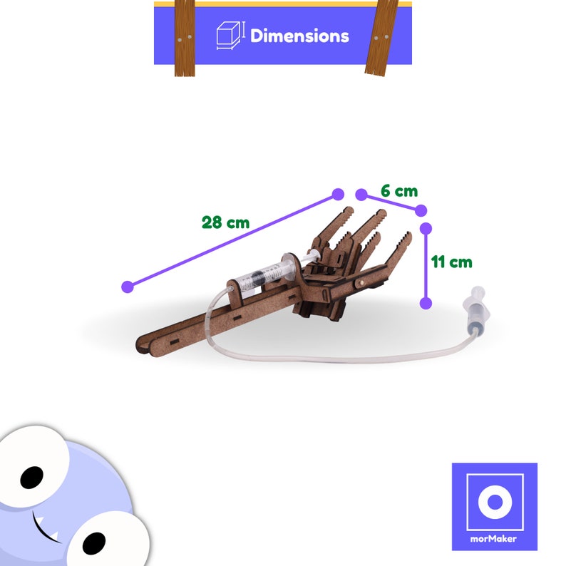 Educational DIY STEAM Toys Hydraulic Robotic Hand Science Project ...