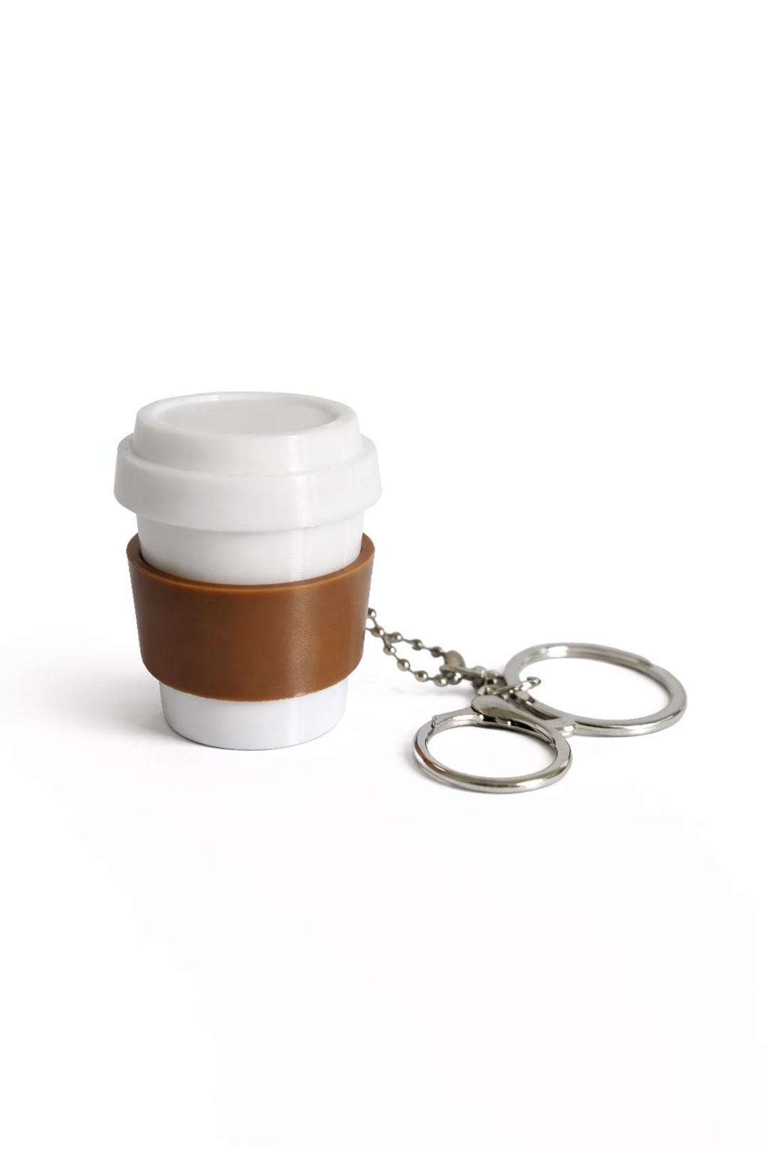 Coffee Cup With Carton Fidget Clicker With Keychain - Etsy