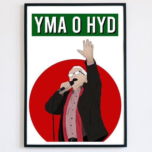 Yma O Hyd Poster Print Cymraeg Welsh - Etsy UK