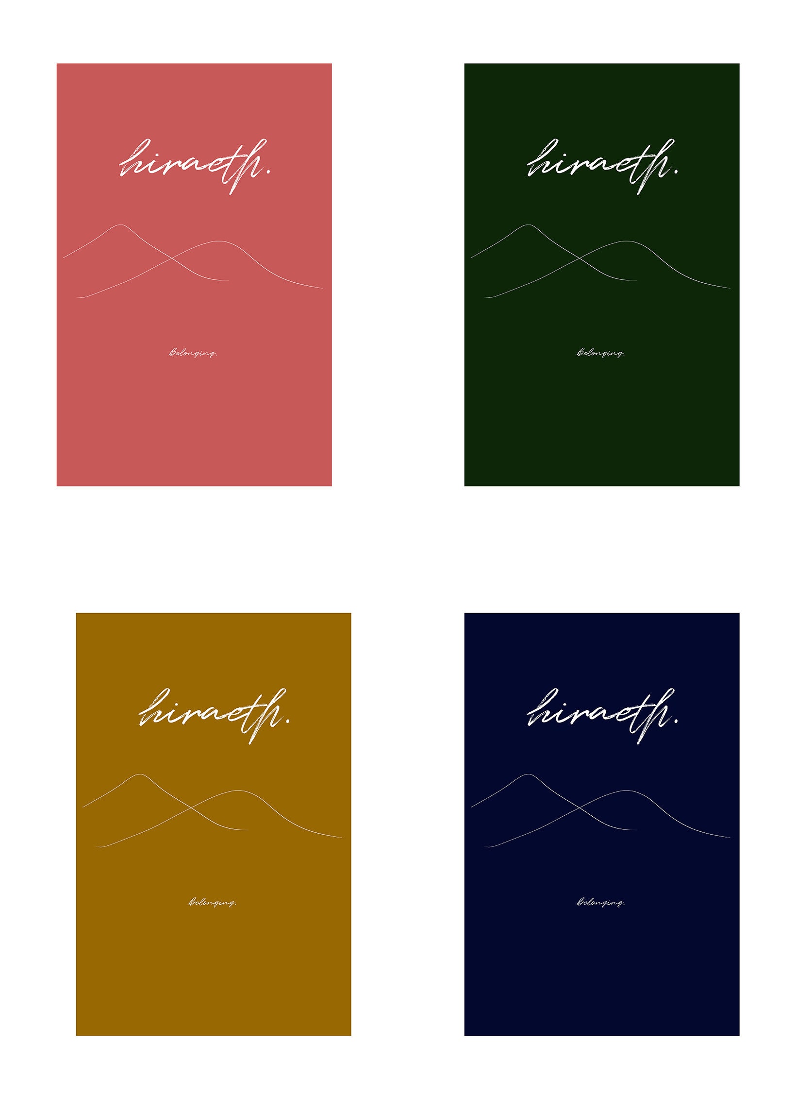 Hiraeth Print, Welsh Gift, Welsh Sayings - Etsy