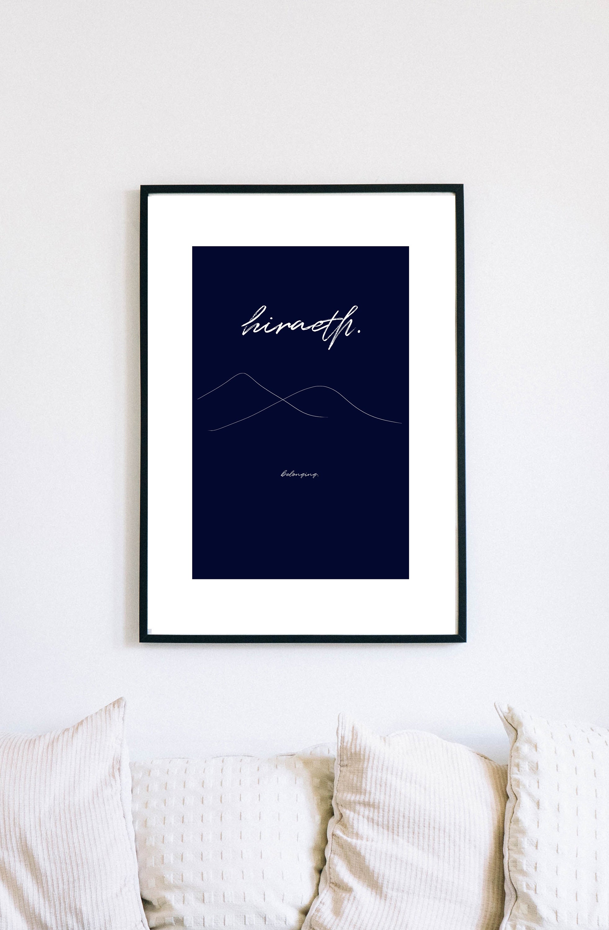 Hiraeth Print, Welsh Gift, Welsh Sayings - Etsy