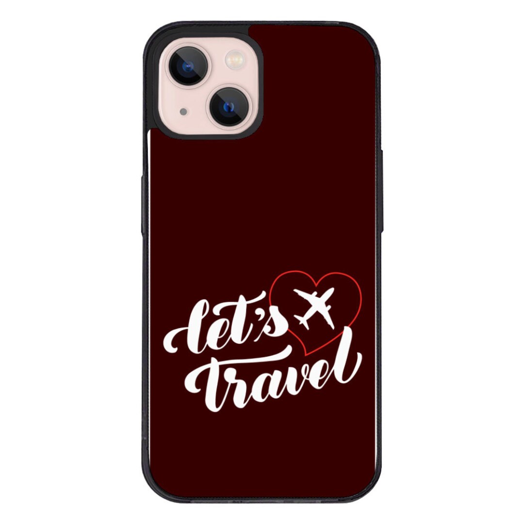 Let's Travel iPhone 13 Case Heart Phone Case for iPhone - Etsy