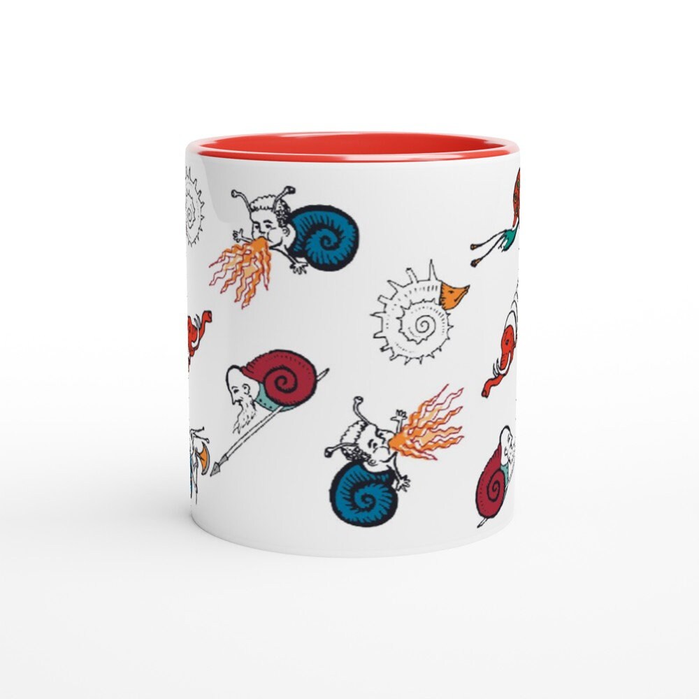 Medieval Jousting Snails 11oz Ceramic Mug - Etsy