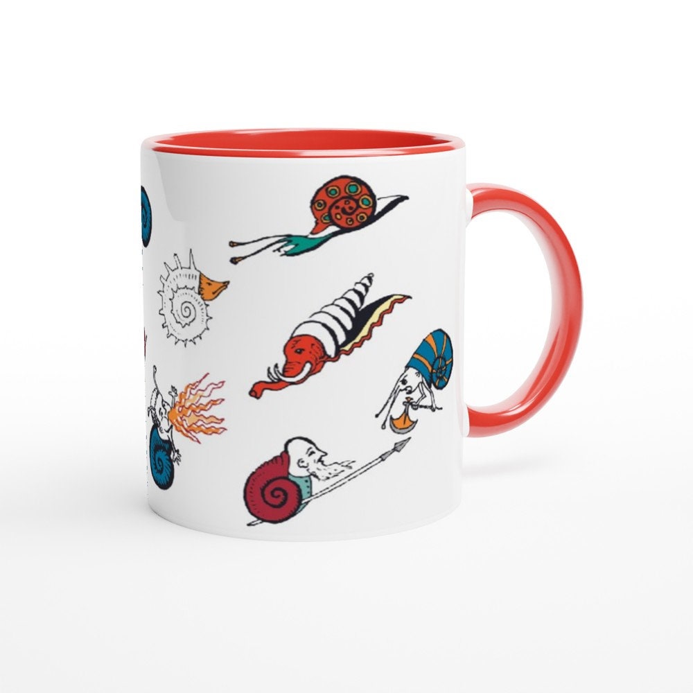 Medieval Jousting Snails 11oz Ceramic Mug - Etsy