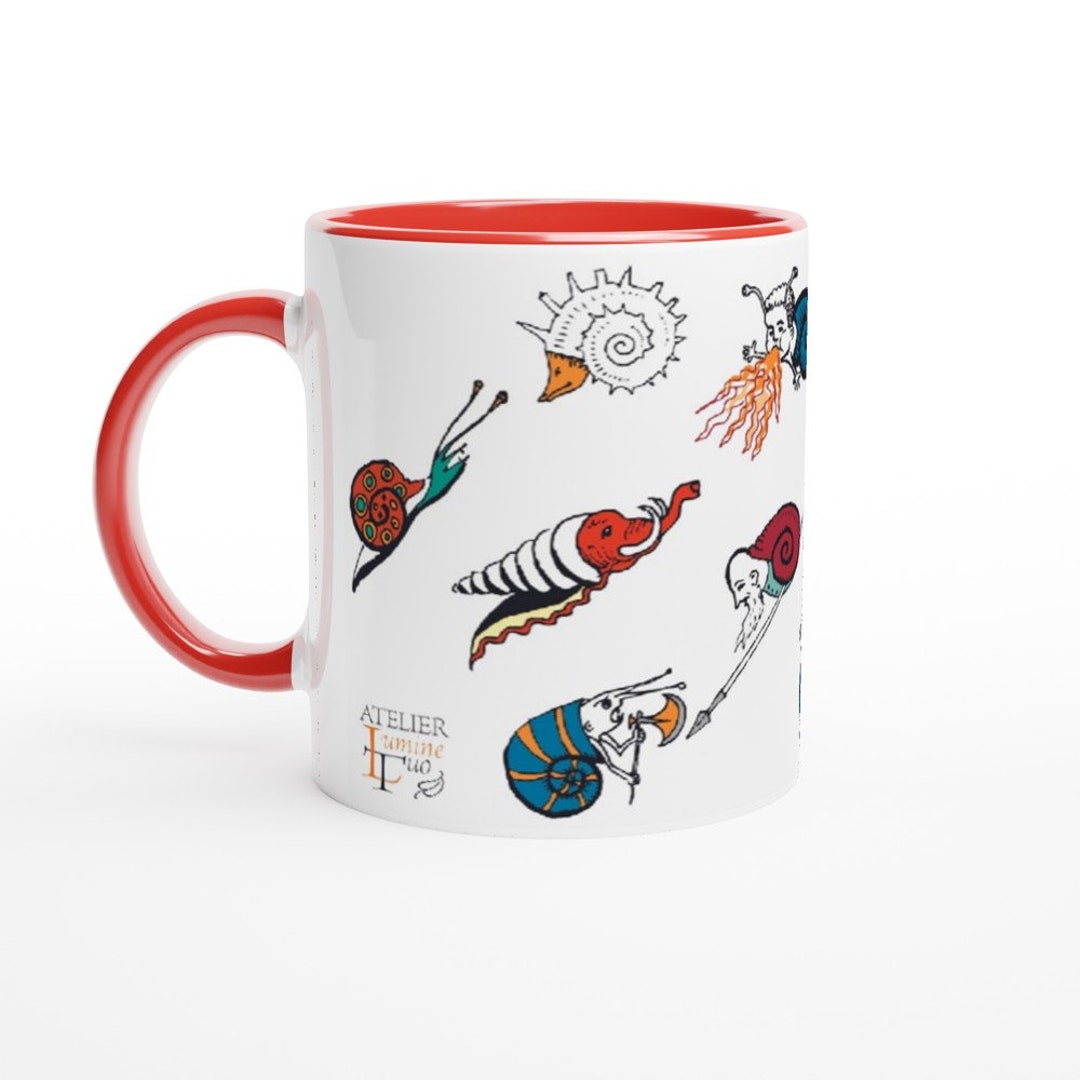 Medieval Jousting Snails 11oz Ceramic Mug - Etsy