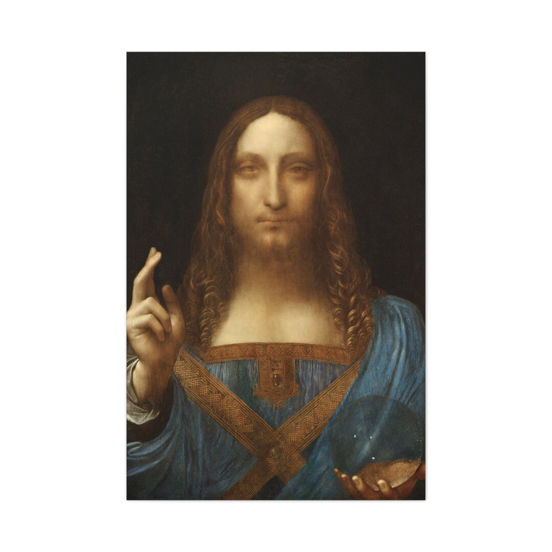 Savior of the World, Leonardo Da Vinci, 1499 Reproduction Fine Art ...