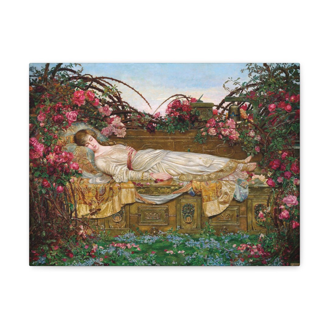 Sleeping Beauty, Archibald Wackley, 1903, Reproduction, Famous Artist ...