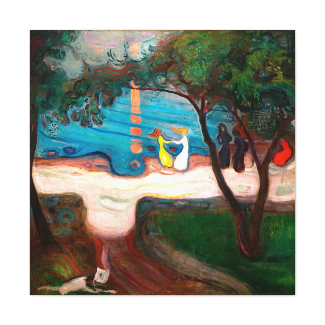 Dance on the Shore Edvard Munch 1900 Reproduction Fine Art - Etsy