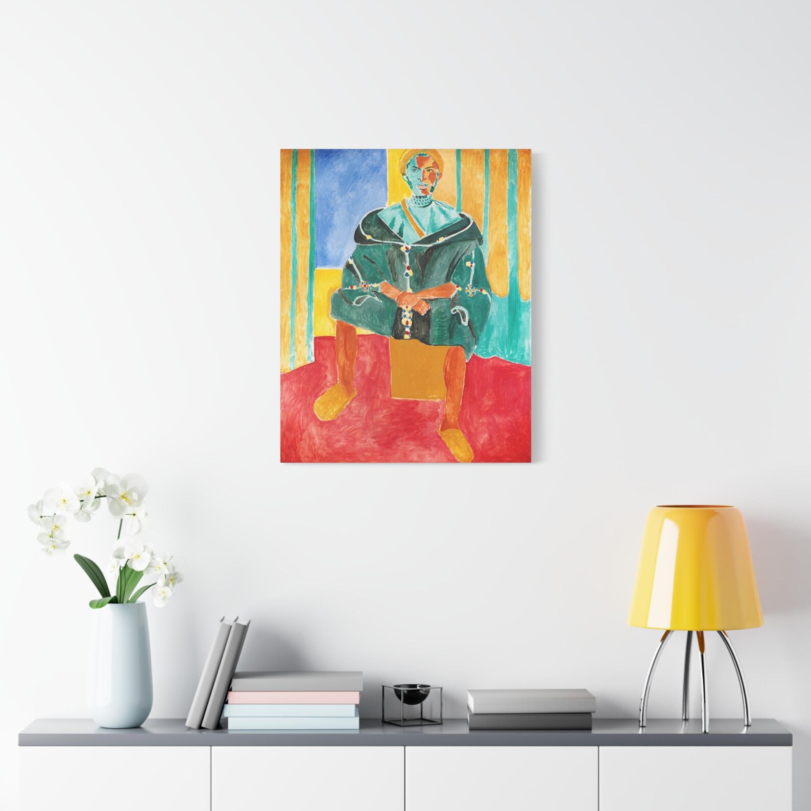 Henri Matisse Seated Riffian 1913 Canvas Print, Exotic Vintage Wall Art ...