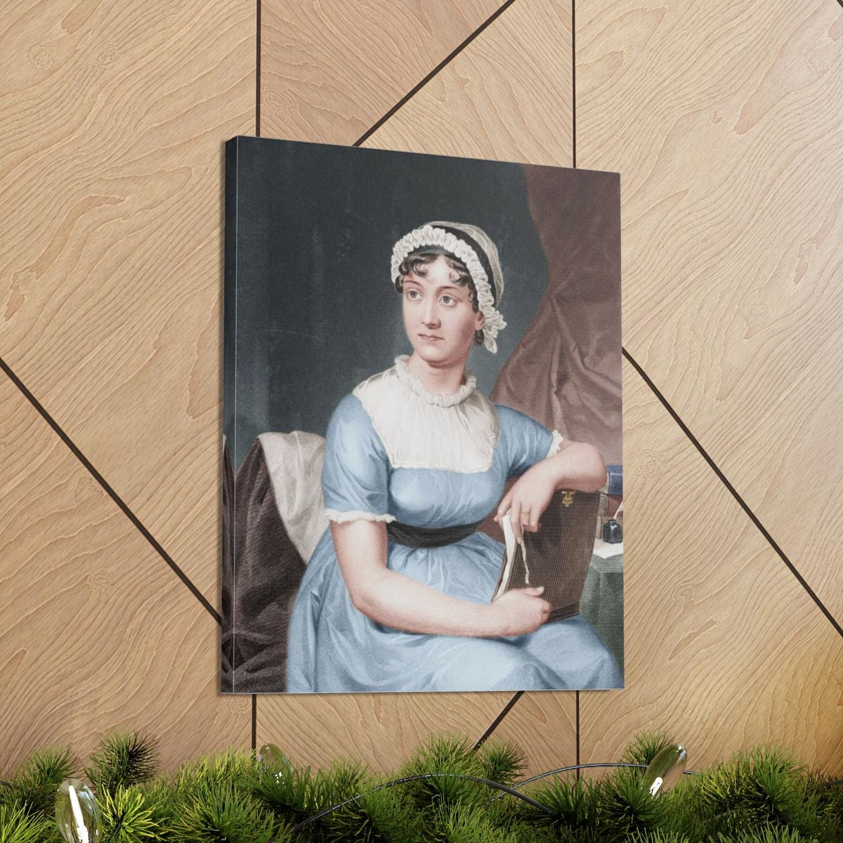 Jane Austen 1810 Portrait Canvas by Cassandra Austen, Regency Era Art ...