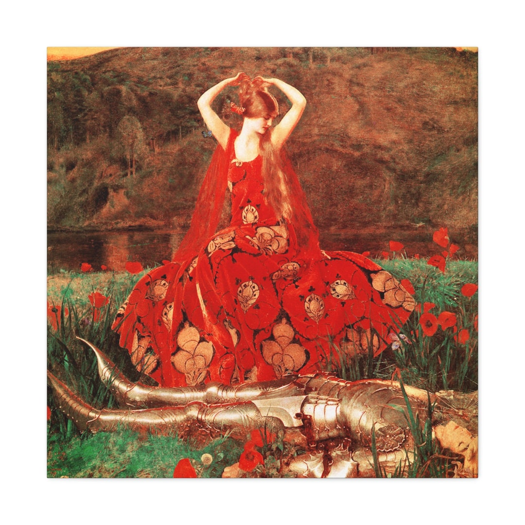 La Belle Dame Frank Cadogan Cowper 1926 Reproduction - Etsy