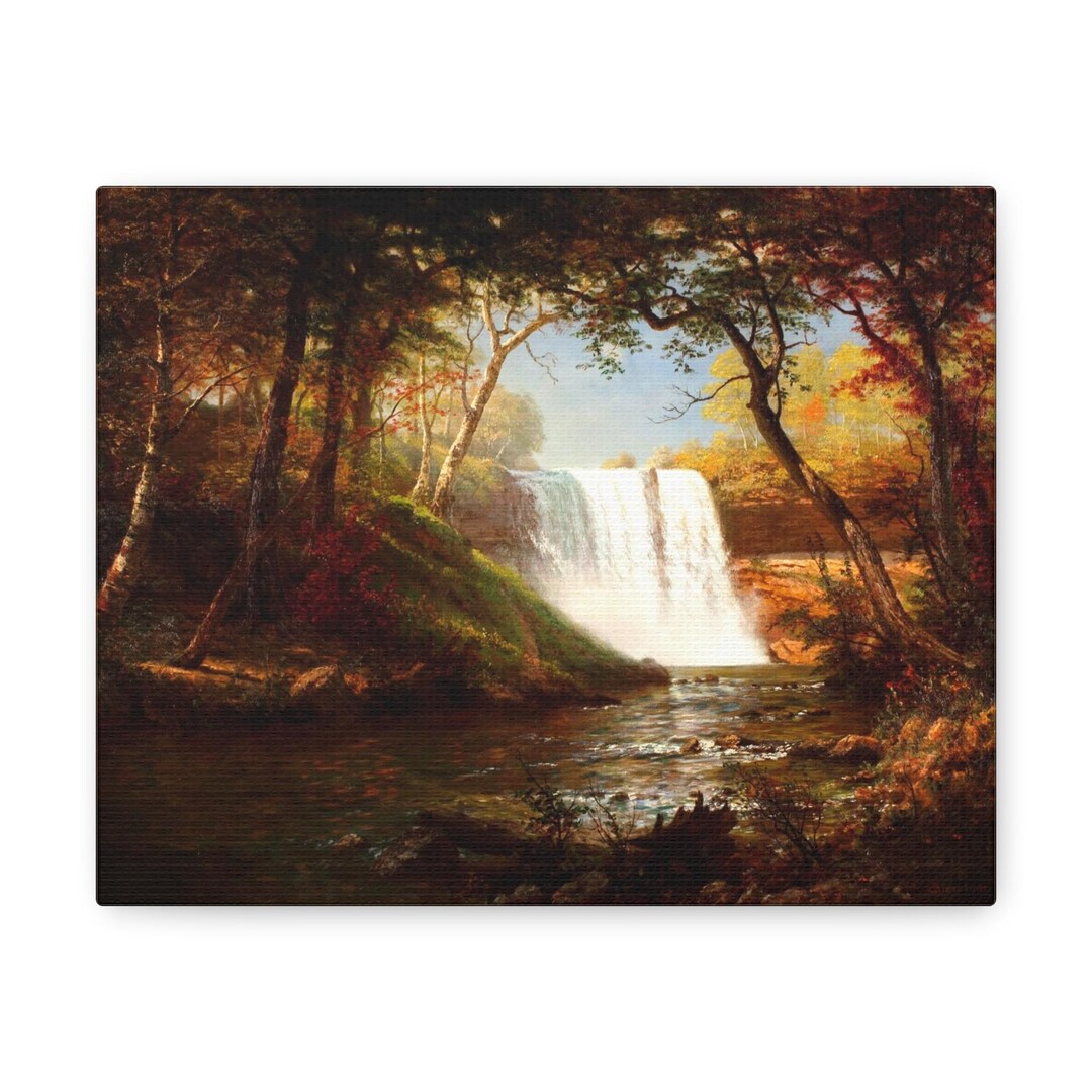 Minnehaha Falls, Albert Bierstadt, 1870 Reproduction | American Art ...