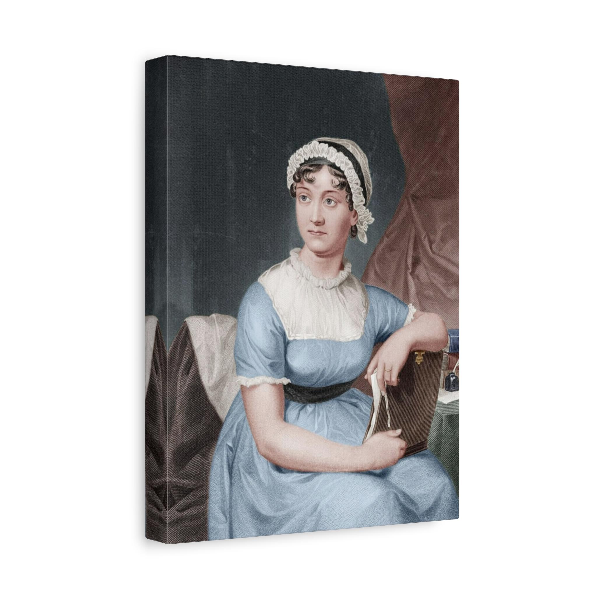 Jane Austen 1810 Portrait Canvas by Cassandra Austen, Regency Era Art ...