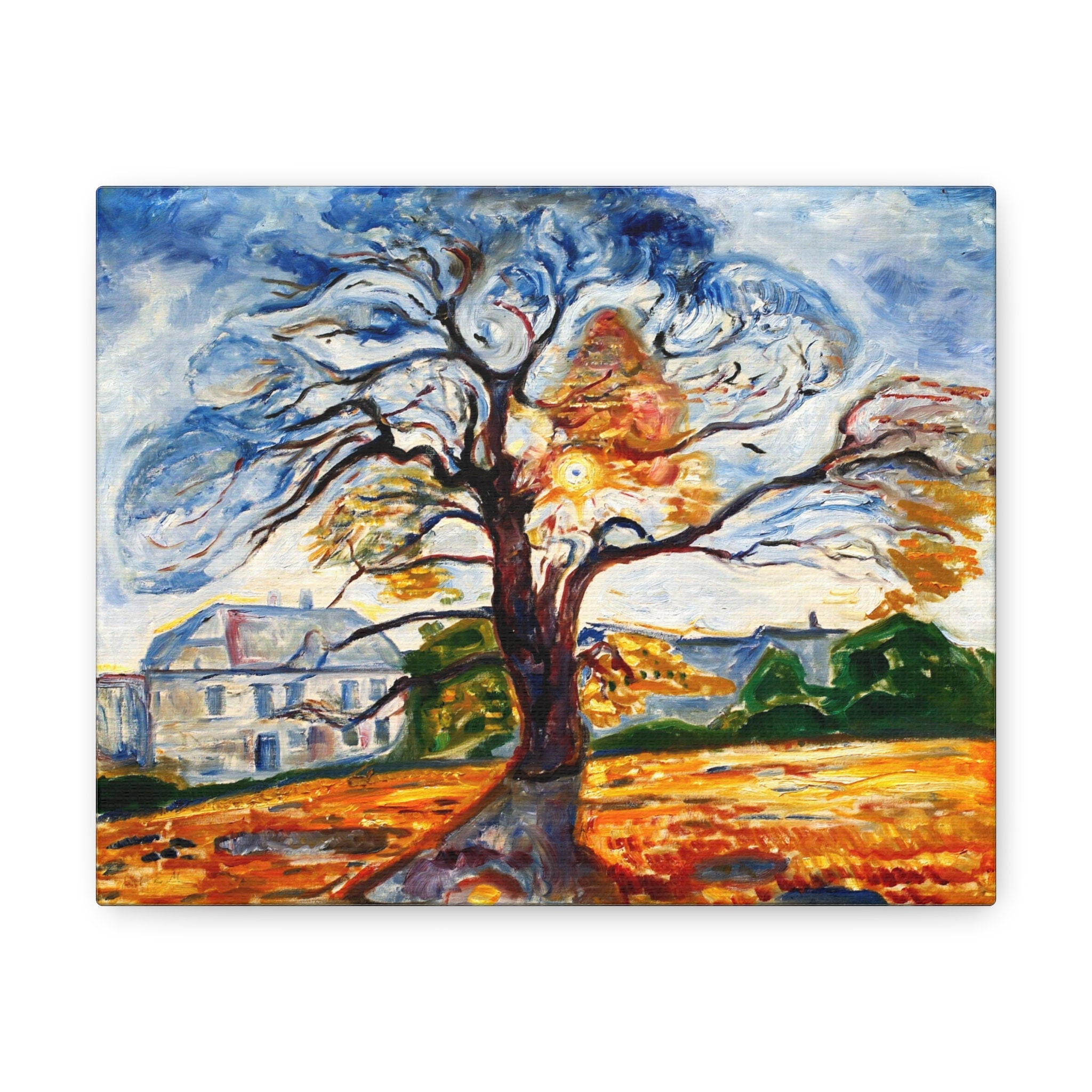The Oak, Edvard Munch, 1906 Reproduction Famous Artist Vintage Print ...
