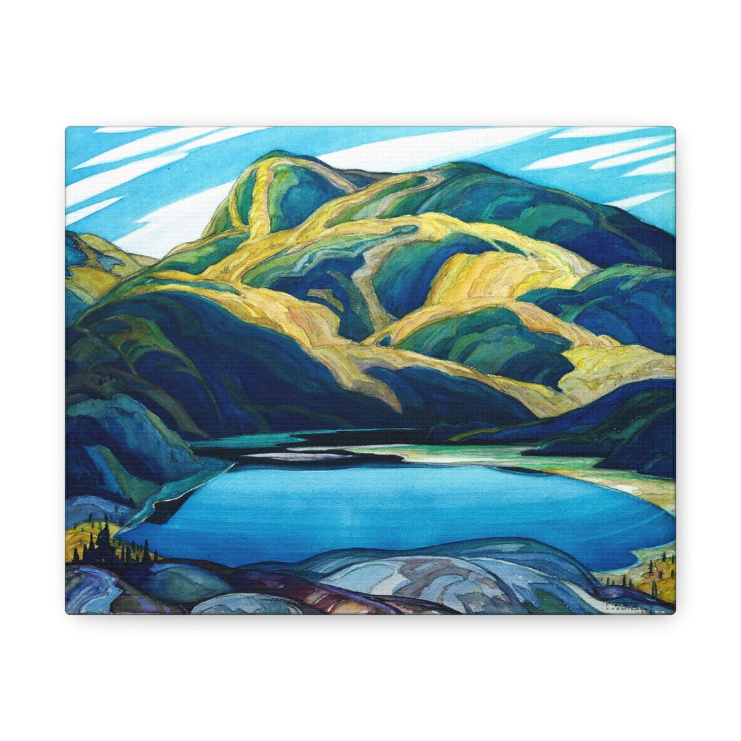 Lone Lake, Franklin Carmichael, 1929 Reproduction, Fine Art, Famous ...