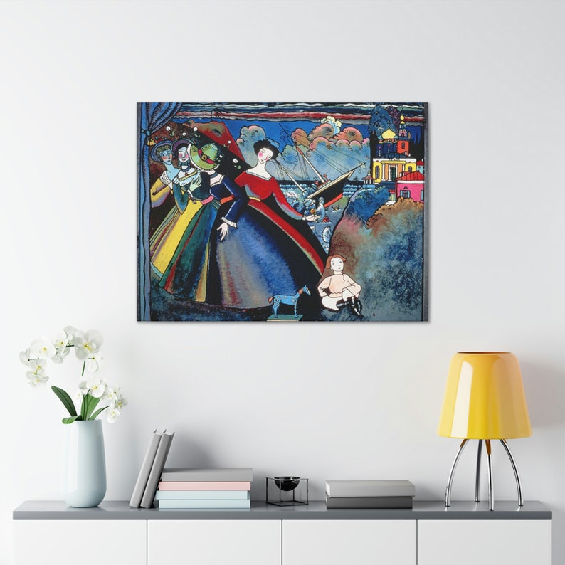 Ship Wassily Kandinsky 1918 Reproduction on Premium Canvas - Etsy