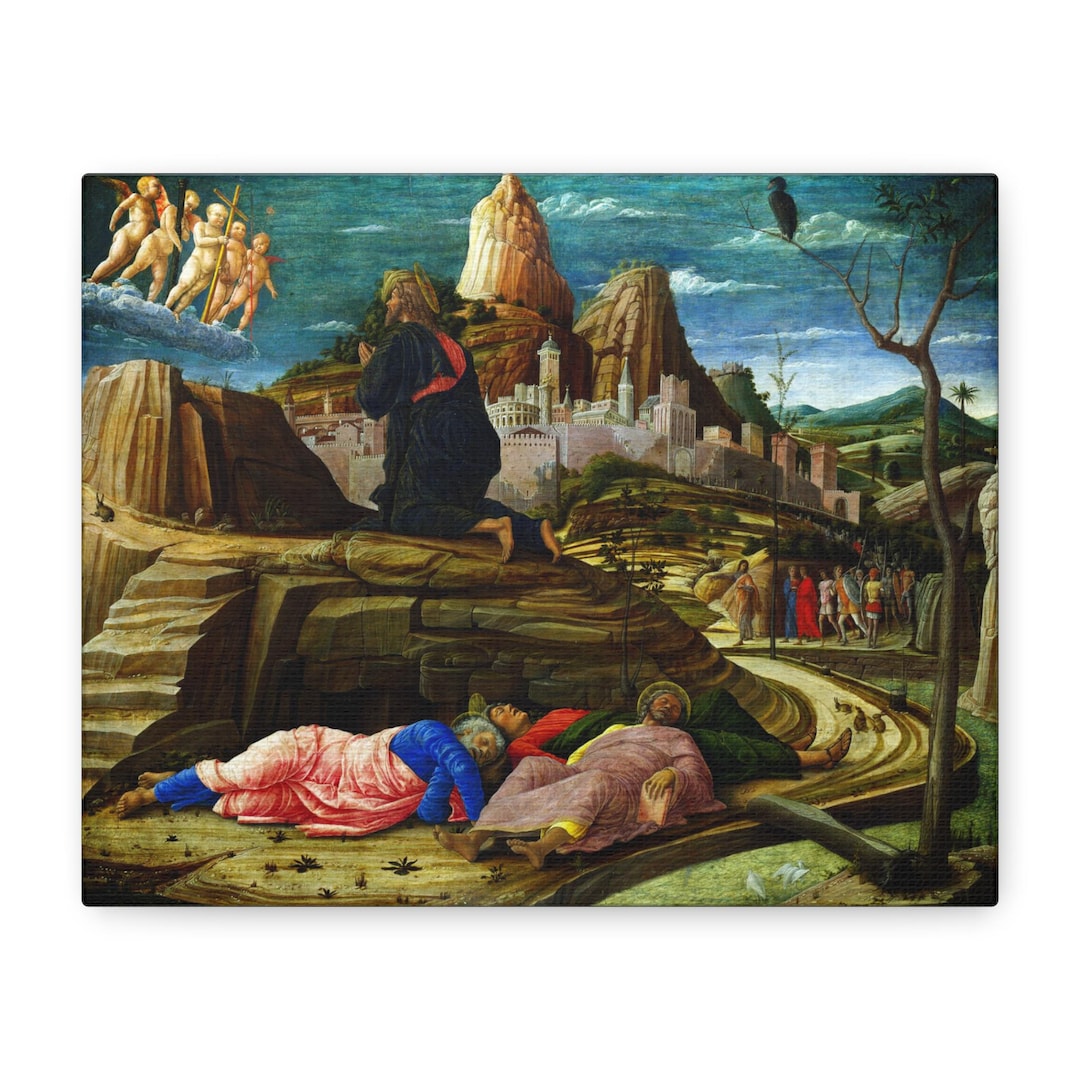 Mantegna's Agony in the Garden Canvas Print, Religious Wall Art - Etsy