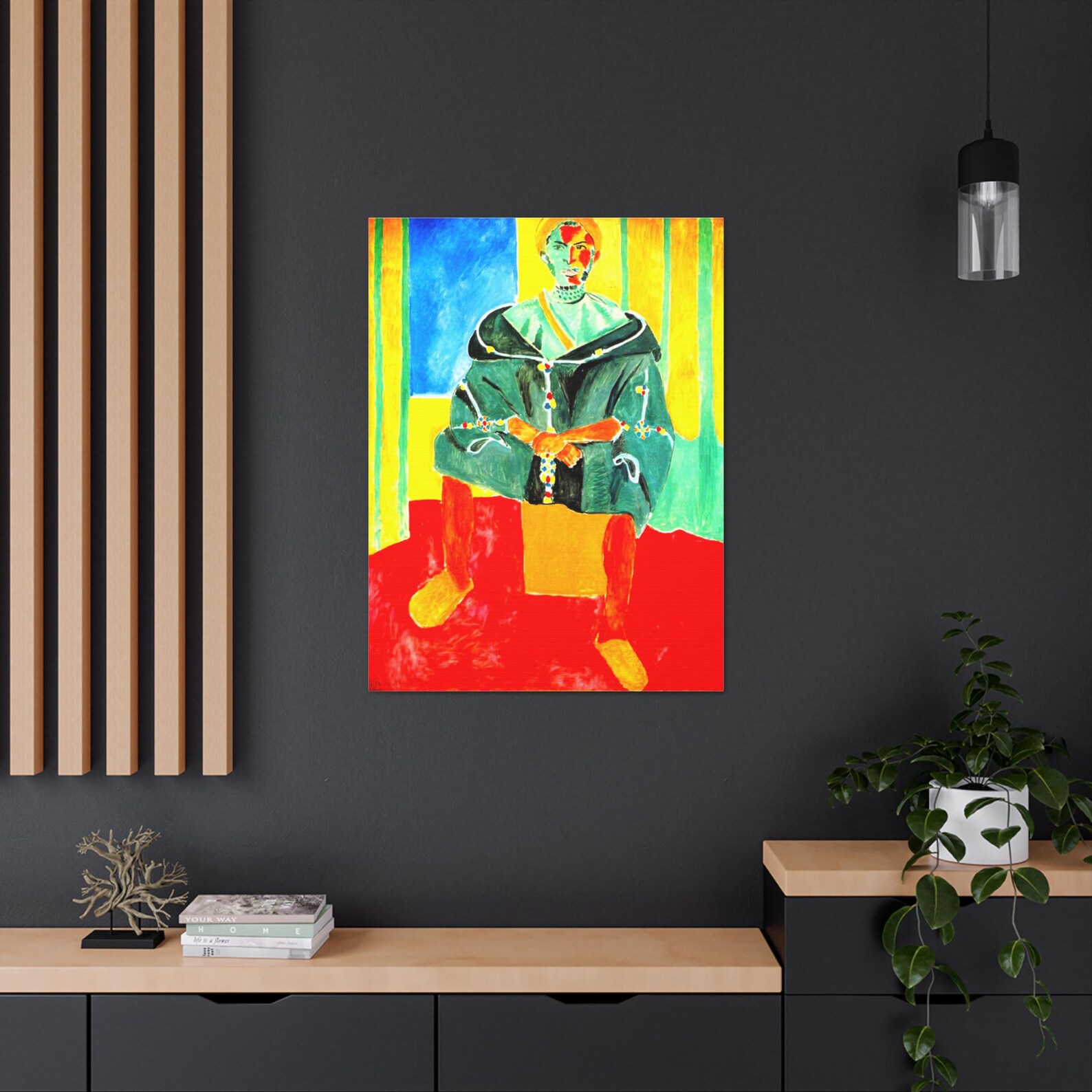 Henri Matisse Seated Riffian 1913 Canvas Print, Exotic Vintage Wall Art ...