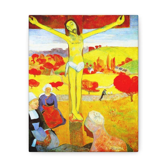 Gauguin Yellow Christ The Yellow Christ By Paul Gauguin Postcard
