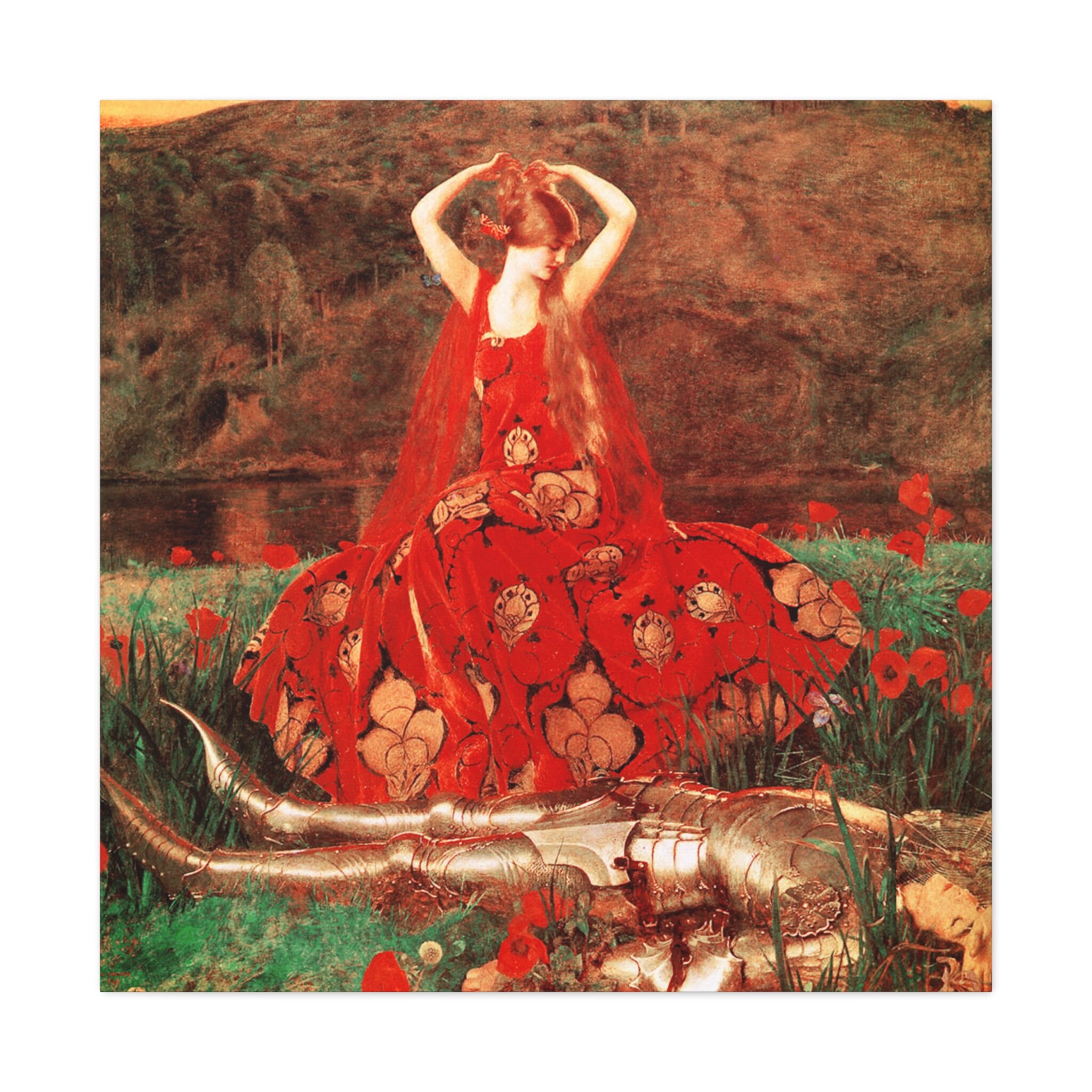 La Belle Dame, Frank Cadogan Cowper, 1926 Reproduction Famous Artist ...