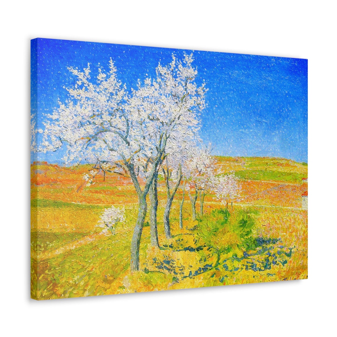 Almond Trees in Bloom, Achille Lauge, 1934 Reproduction Famous Artist Fine Art Office Wall Art ...