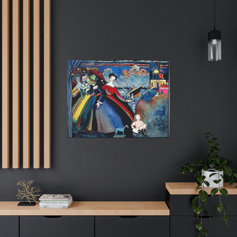 Ship Wassily Kandinsky 1918 Reproduction on Premium Canvas - Etsy