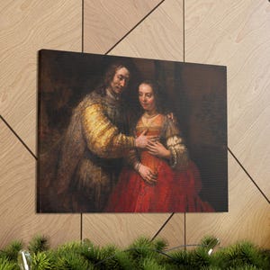 The Jewish Bride, Rembrandt, 1667 Reproduction, Famous Artist Fine Art ...