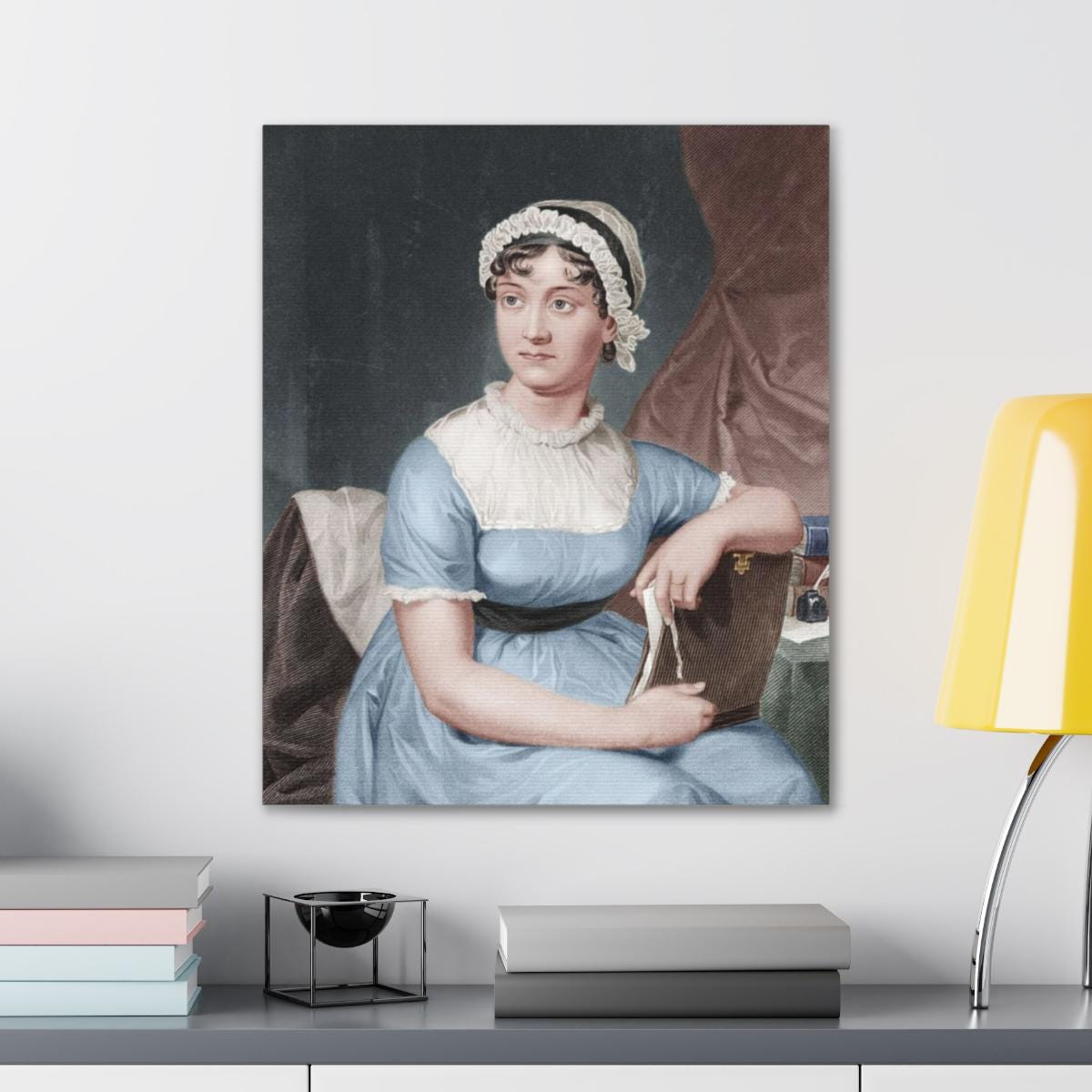 Jane Austen 1810 Portrait Canvas by Cassandra Austen, Regency Era Art ...