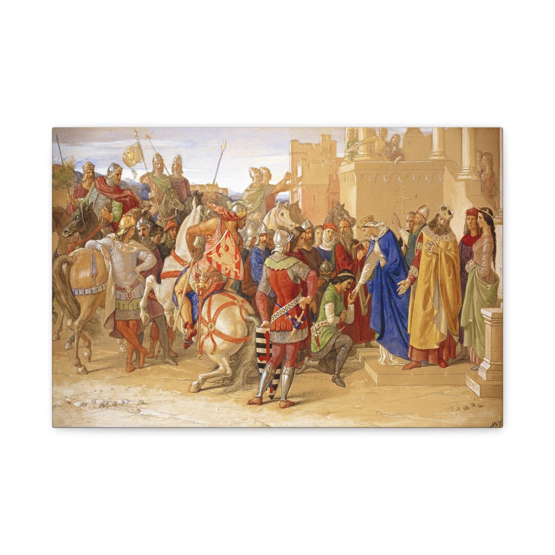 The Knights of the Round Table 1849, William Dyce | Arthurian Canvas ...