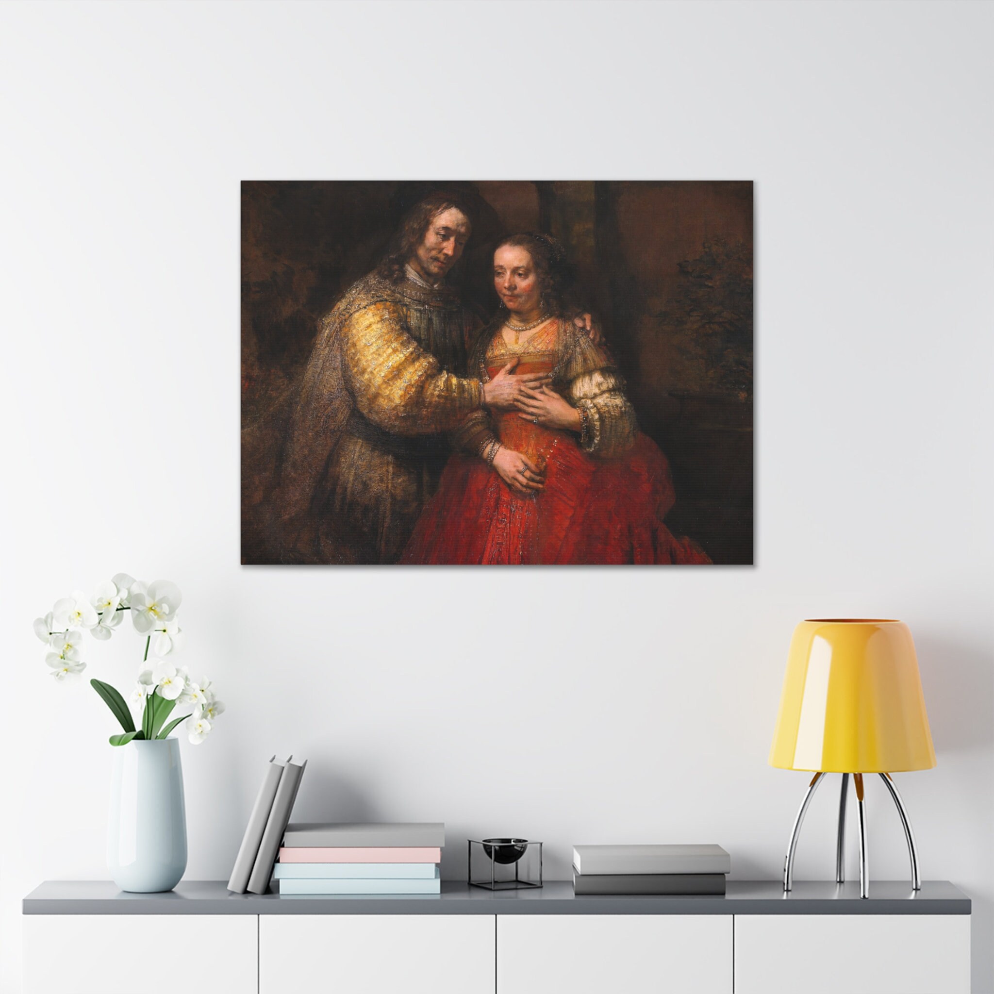 The Jewish Bride, Rembrandt, 1667 Reproduction, Famous Artist Fine Art ...