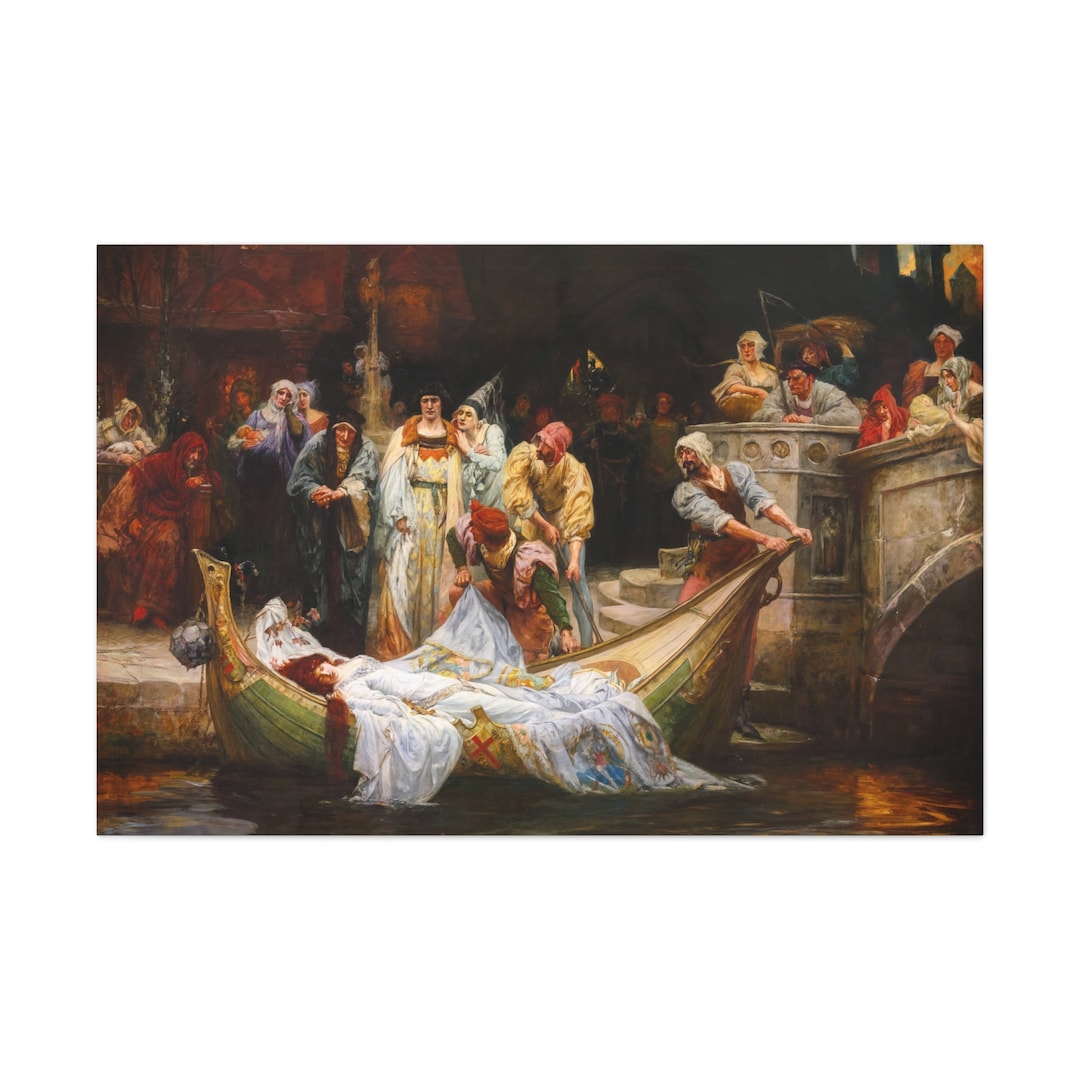 Lady of Shalott, George Robertson, 1900, Reproduction, Famous Artist ...