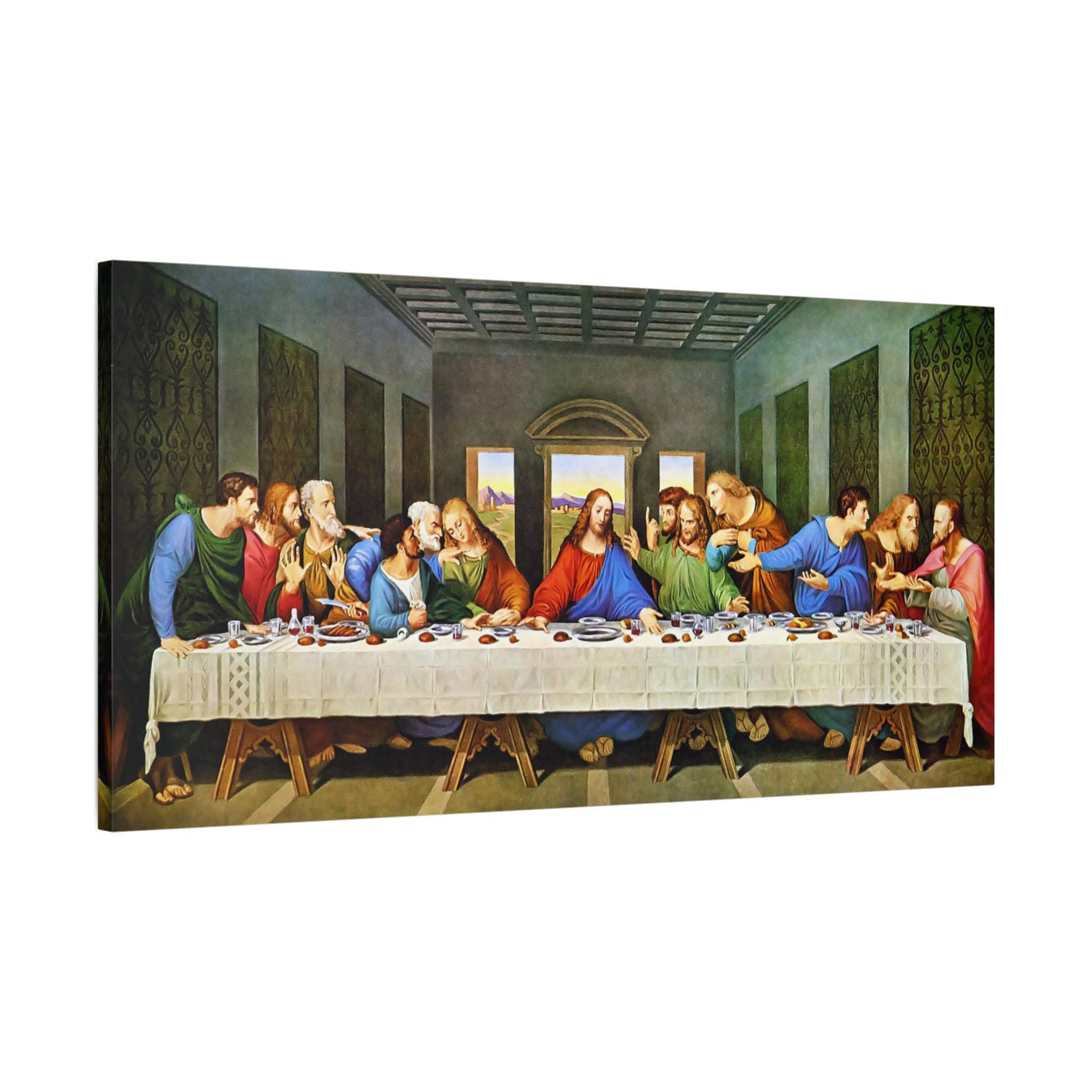 The Last Supper Canvas Print, Leonardo Da Vinci Reproduction - Etsy