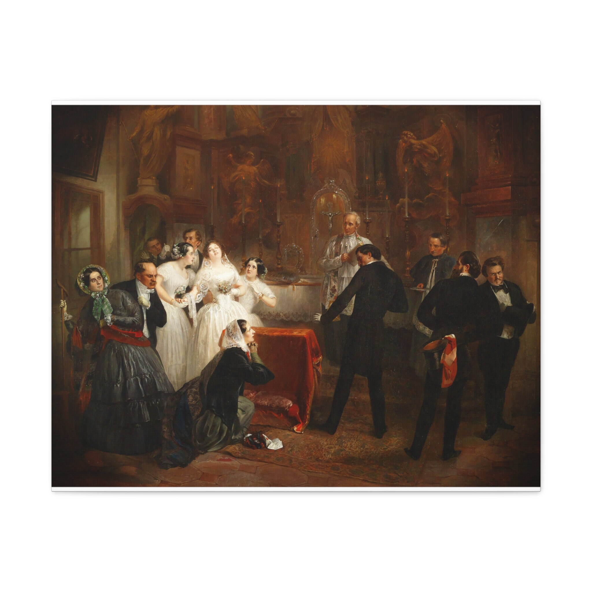 Bride Jilted at the Altar, Eduard Swoboda, 1902 Reproduction, Famous ...
