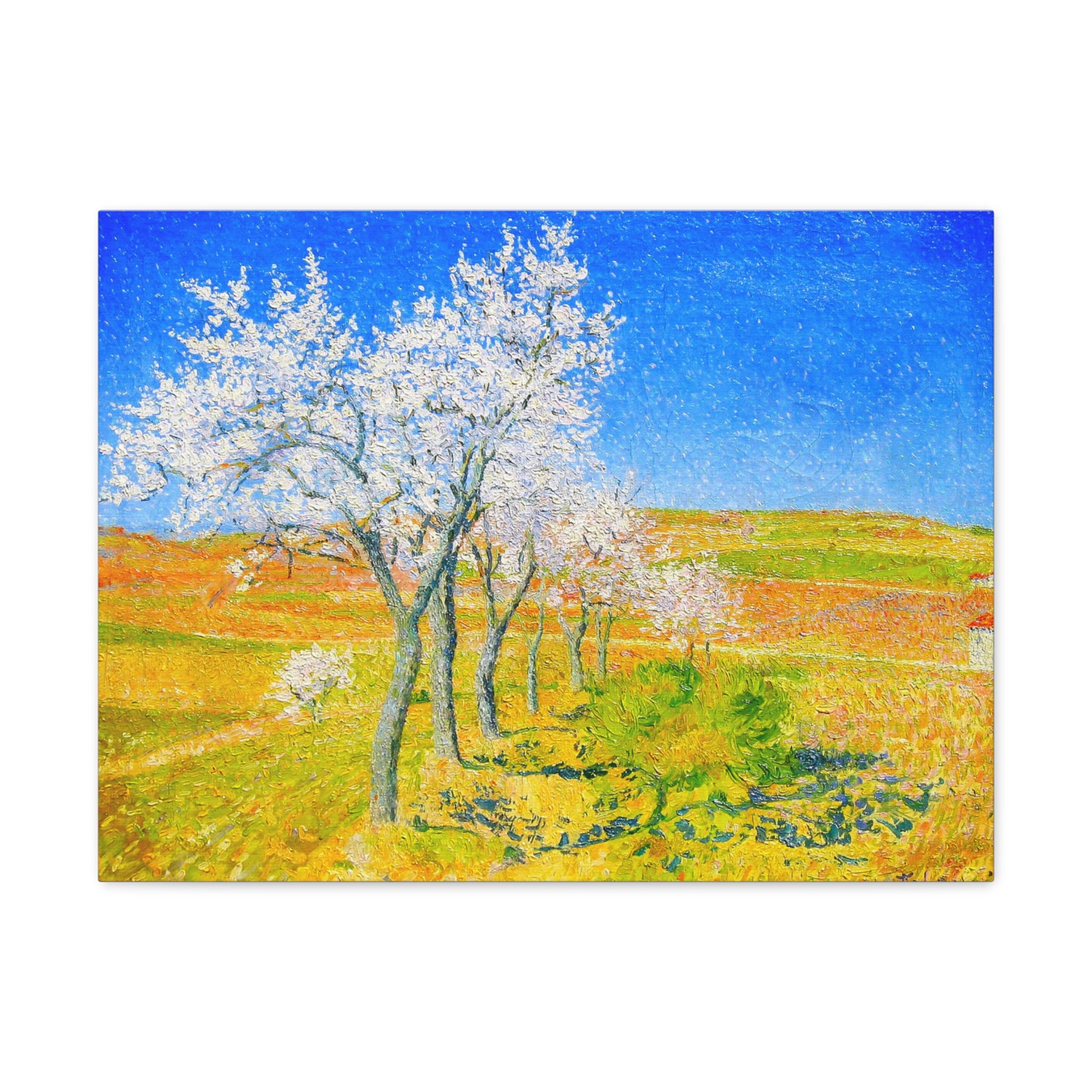 Almond Trees in Bloom, Achille Lauge, 1934 Reproduction Famous Artist Fine Art Office Wall Art ...