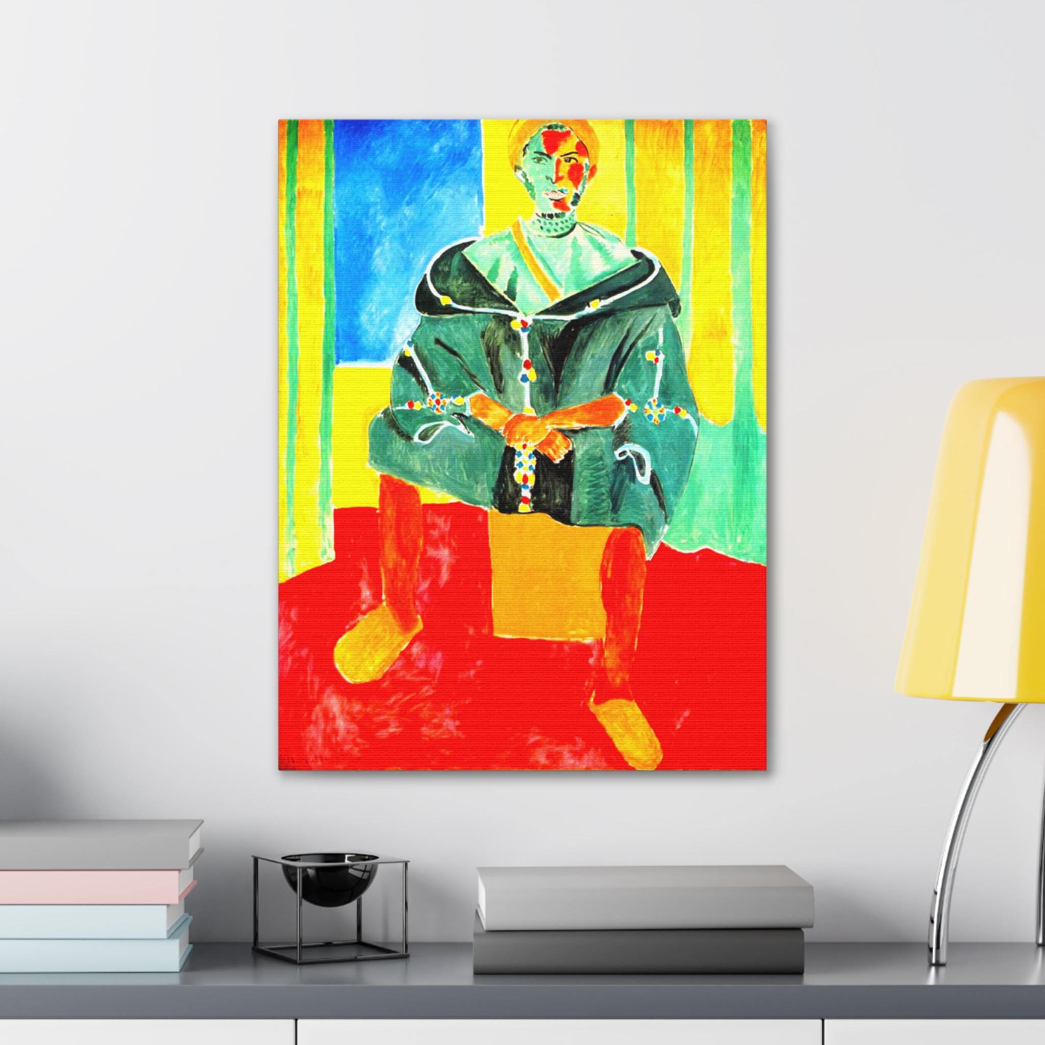 Henri Matisse Seated Riffian 1913 Canvas Print, Exotic Vintage Wall Art ...