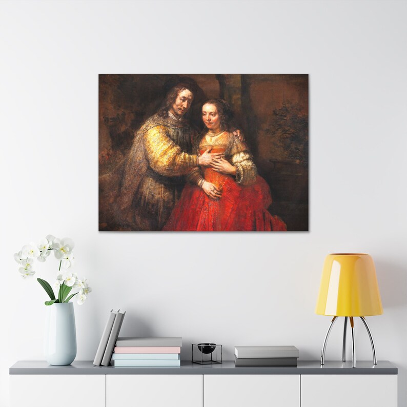 The Jewish Bride, Rembrandt, 1667 Reproduction, Famous Artist Fine Art ...