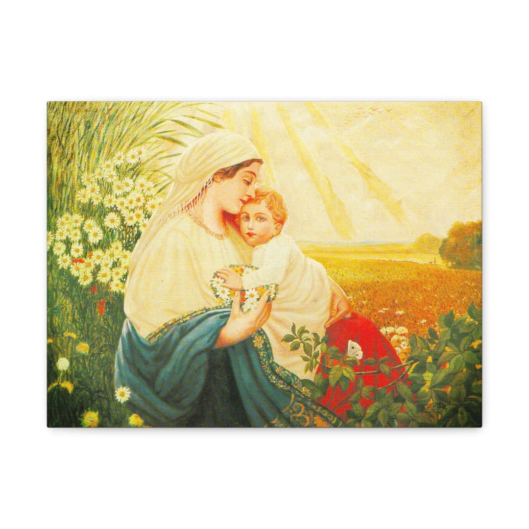Mother Mary With the Child Jesus, Adolf Hitler, 1913 Reproduction Fine ...